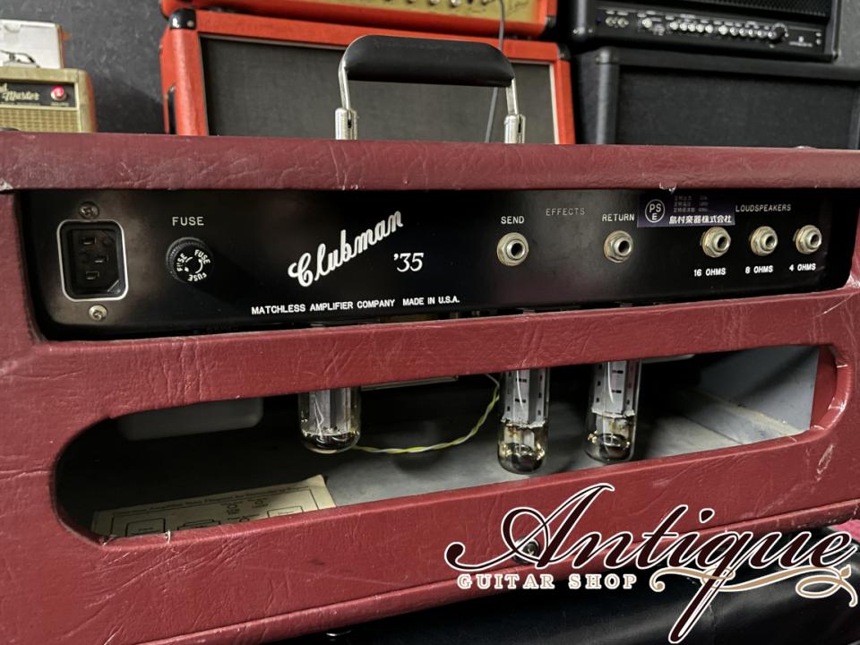 Matchless Clubman '35 Head Amp 1993年製 Burgundy / 115V Full-Original # ...
