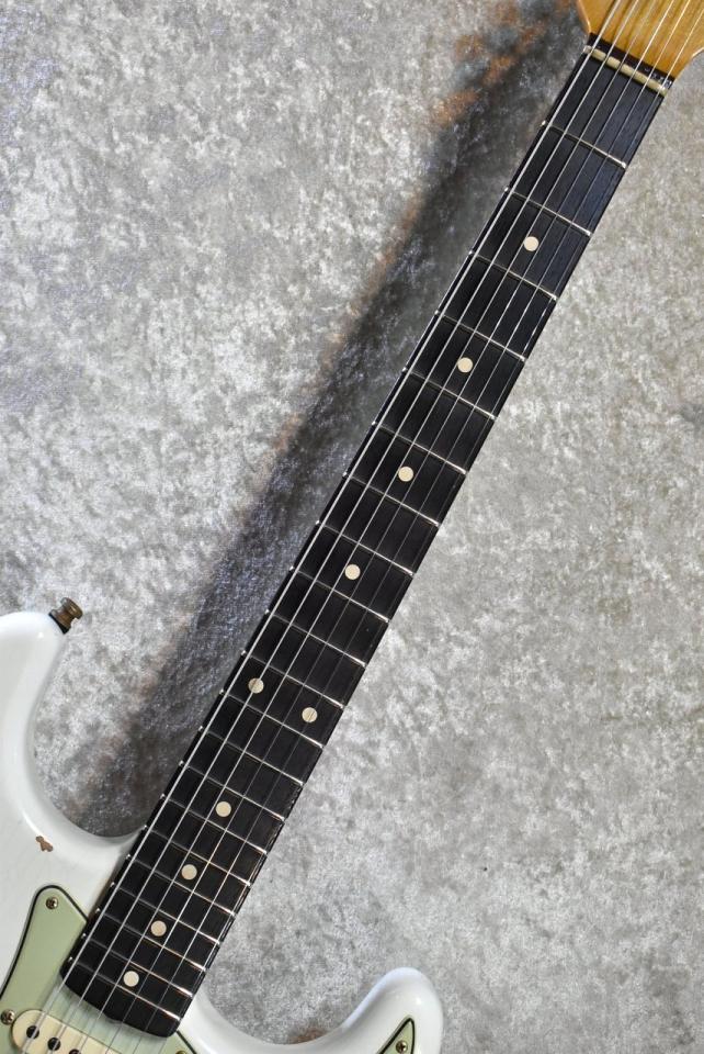 Fender Custom Shop 1963 Stratocaster Relic Aged Olympic White R141742 ...