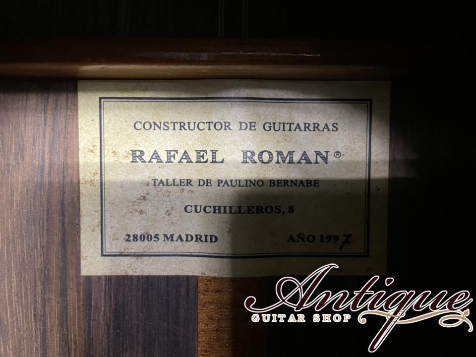 RAFAEL ROMAN Classic Guitars 1997年製 Spruce / Brazilian Rosewood w/HC ...
