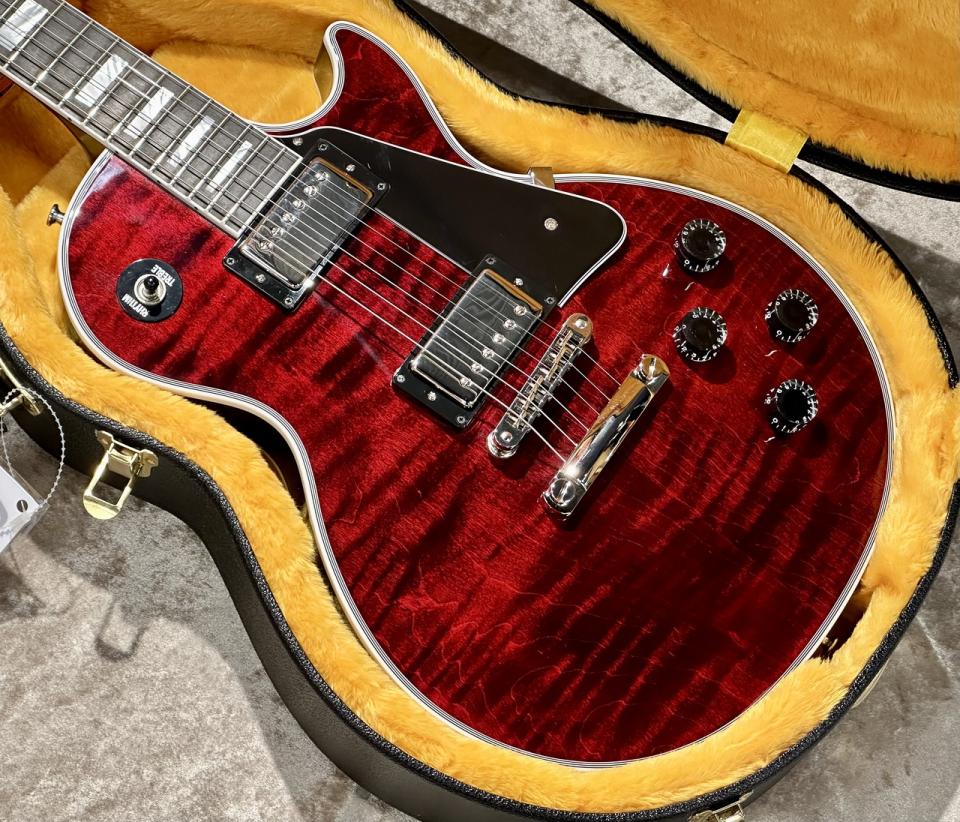 Gibson Les Paul Custom Figured w/Ebony Fingerboard Gloss Red Tiger s/n CS500611【4.49kg】 2025年 新品 ...