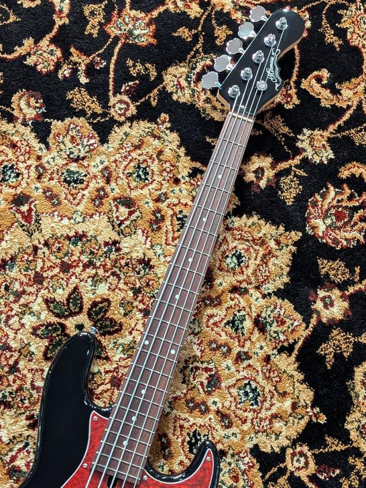 momose MJ・Five1-STD/R -Black w/Matching Head-【4.52kg】 2025年 新品 1486910 momose(モモセ)【楽器検索｜Jギター】